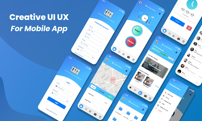 Create useful and unique ui ux for mobile app by Temurkhawar4182 | Fiverr