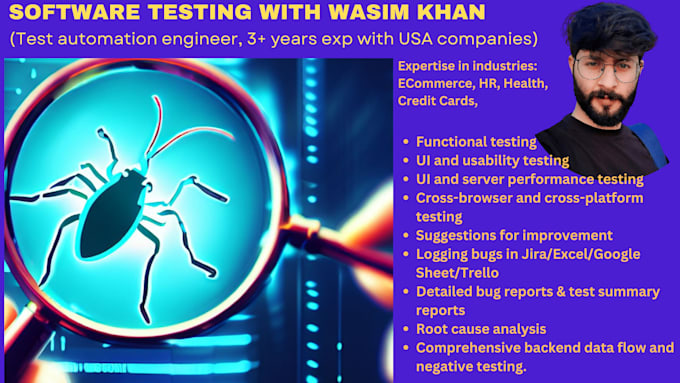 Test your application ui, apis, performance, manually and automated by ...