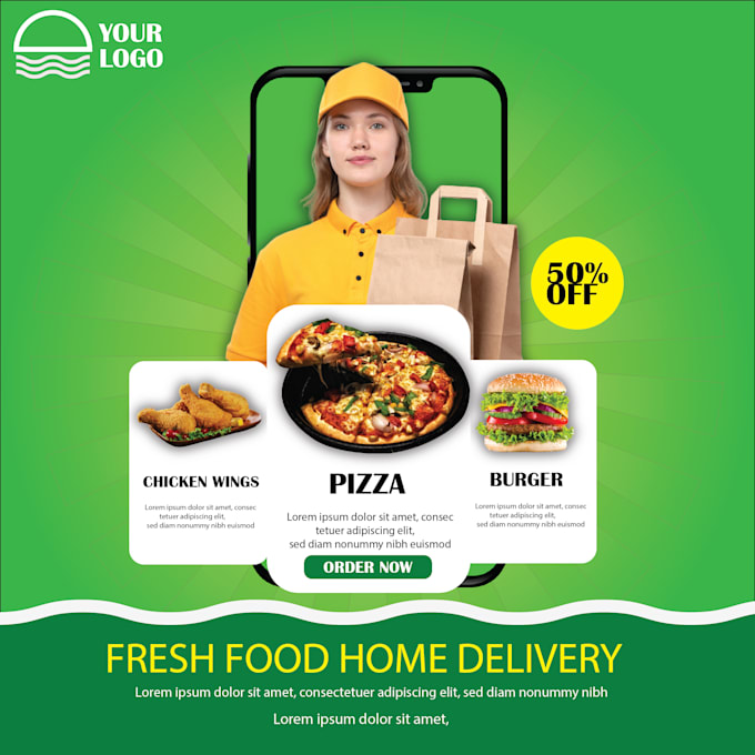 Design modern dispatch design and posters by Farooqhaider720 | Fiverr