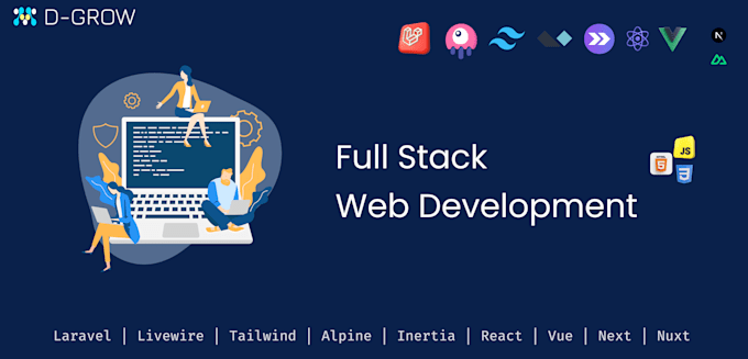 Be Your Full Stack Web Developer Laravel Livewire Alpine Vue React Inertia By Widhyarsana