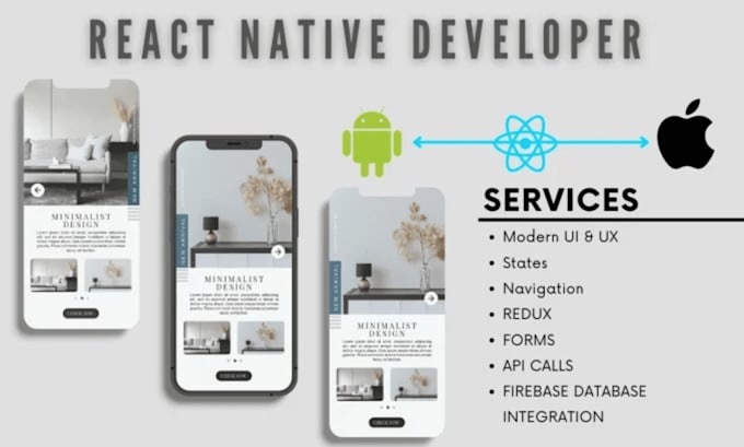 Develop ios and android app with react native by Saadbajwa925 | Fiverr