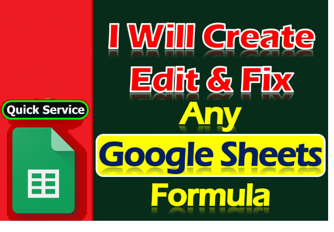 Fix, write effective google sheet formula by Farrhi | Fiverr Fix, write effective google sheet formula by Farrhi | Fiverr