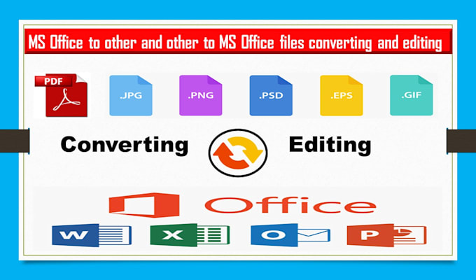 Convert and edit your documents within 24 hours by Arifdataentry65 | Fiverr