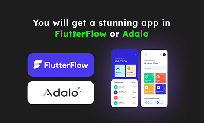Get a stunning app in flutterflow or adalo by Aqshinpoladli | Fiverr