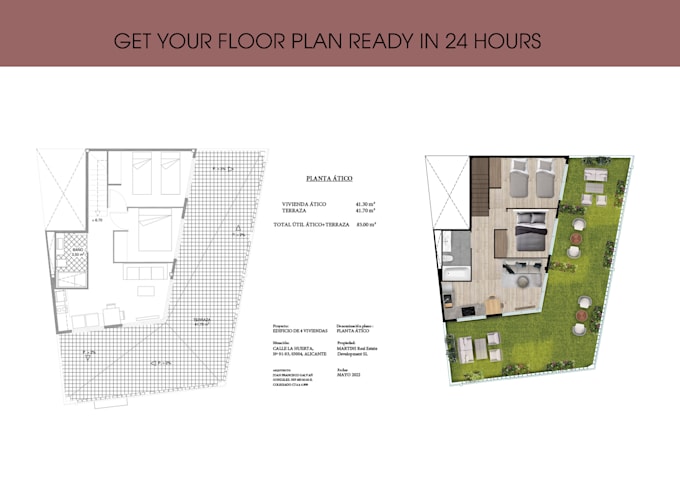 Design architecture autocad floor plans and renderings by Linhpham392 ...