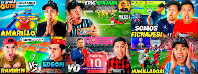 Make social media thumbnail layouts by Daviddfdez | Fiverr