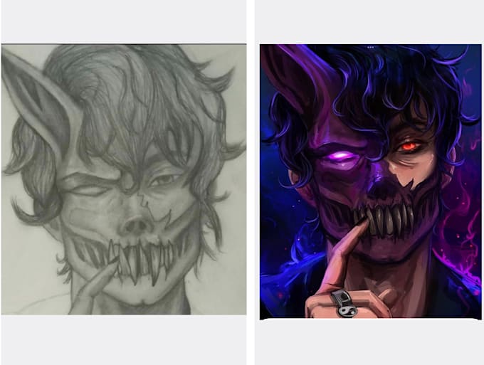 Portrait drawing or any drawing by Claira123 | Fiverr