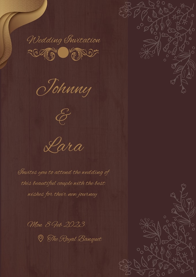 Do invitation card designs for any event by Mr__777 | Fiverr