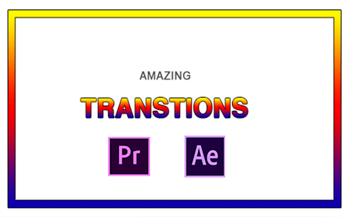 Make you best transitions for video content by Ayeshaaffi00 | Fiverr