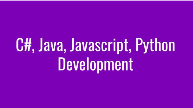 Create C Sharp Java Or Python Application By Programmer4win Fiverr