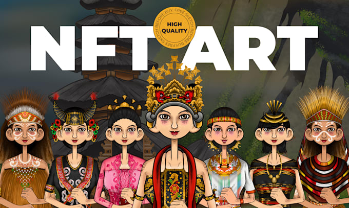 Create unique nft art with rarity integration and generate 10k collection by Mubarok_eth | Fiverr