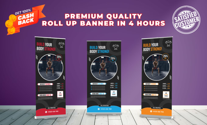 Design A Retractable Banner Stand Banner Roll Up Banner By