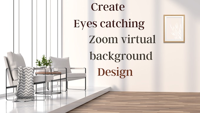 Create professional zoom virtual background design by Ori491 | Fiverr