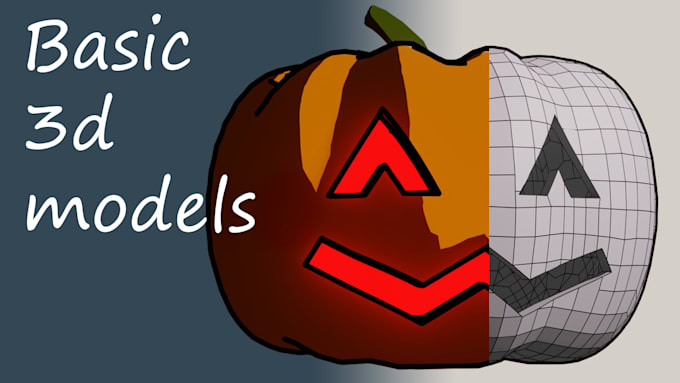 Create simple 3d objects for you by Modterr | Fiverr