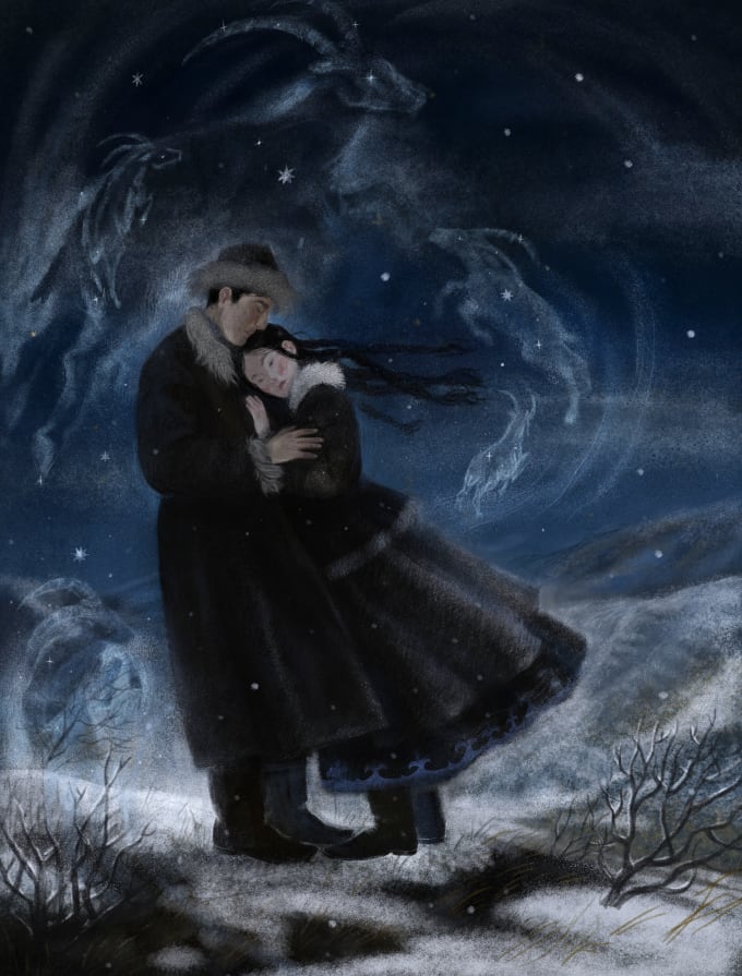 Draw folktale and fairy tale illustrations by Zarni_uli | Fiverr