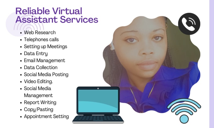 Be your reliable virtual assistant by Shashana27 | Fiverr