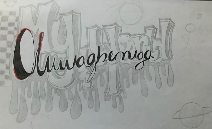 Make a word lettering design by Lordpasmod | Fiverr