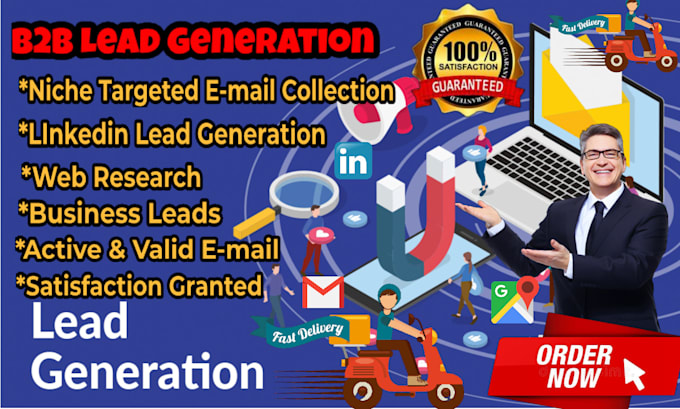 Provide you valid b2b leads list with all information as your requirement by Prosanjitm17 | Fiverr