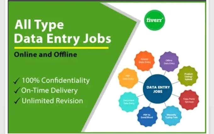 Do data entry, editing, word excel sheets by Asad326 | Fiverr
