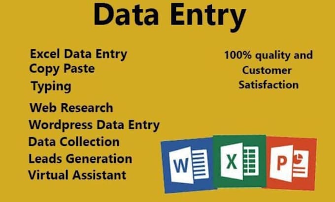 Provide fast,accurate,and reliable data entry services by Tharunofficial7 | Fiverr
