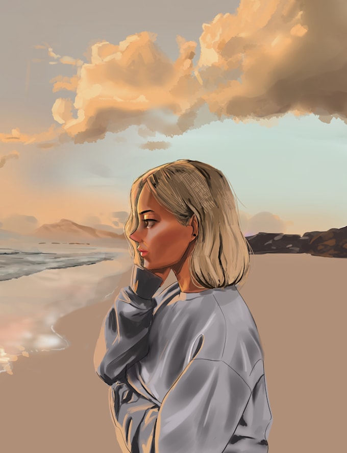 Create illustrations of people and i can draw anything by Tuka_arts ...