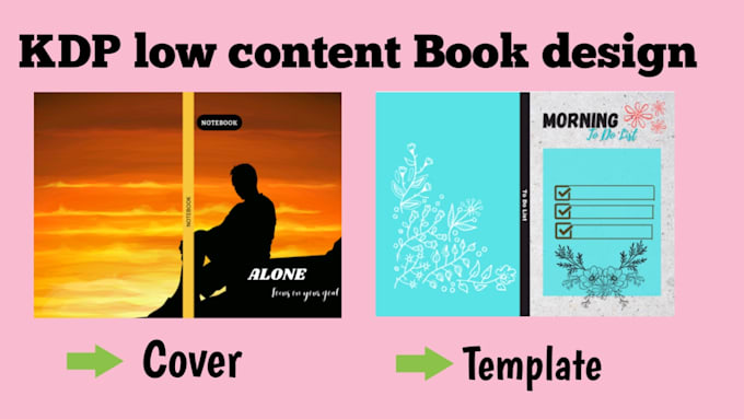 Design kdp low content book cover with interior by Digitalshohel | Fiverr