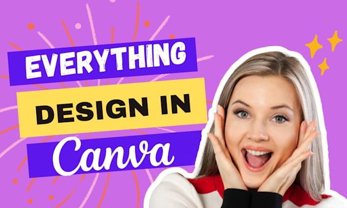 Desing attractive template for everything in canva by Nahida2003 | Fiverr