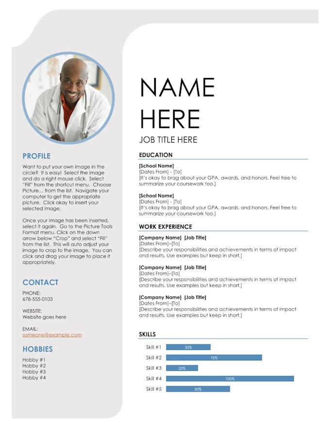 Make a professional cv by Manal5555 | Fiverr