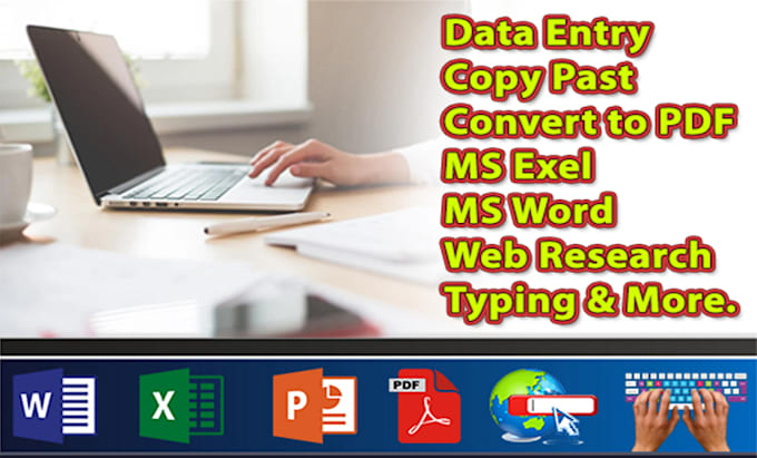 Do 2 hours of data entry copy paste or typing as per buyer by Kumar_sd1 ...