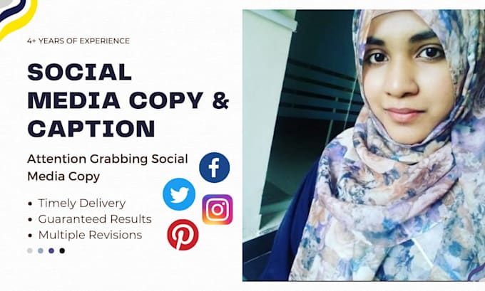 Write interesting social media copies and captions for you by ...