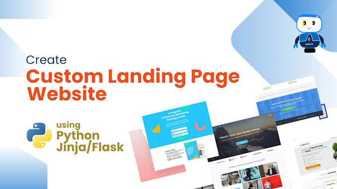 Develop Landing Page Web Application Using Python Flask Very Fast By Centralai Fiverr