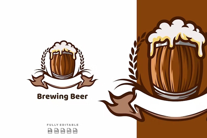 Design beautiful beer logo with unlimited revision by Lorena_predovic ...