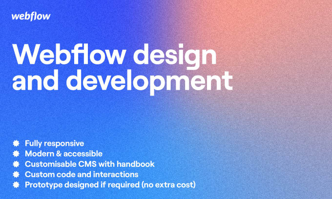 Design and develop your webflow site by Andyfox_studio | Fiverr