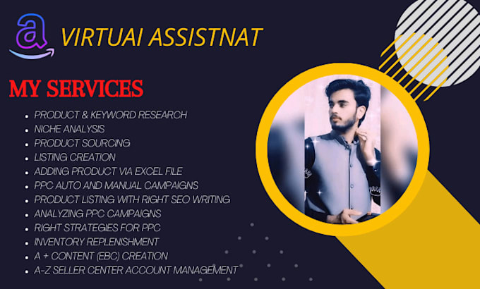 Be your expert amazon virtual assistant a to z handeling by Chmohsin390 ...
