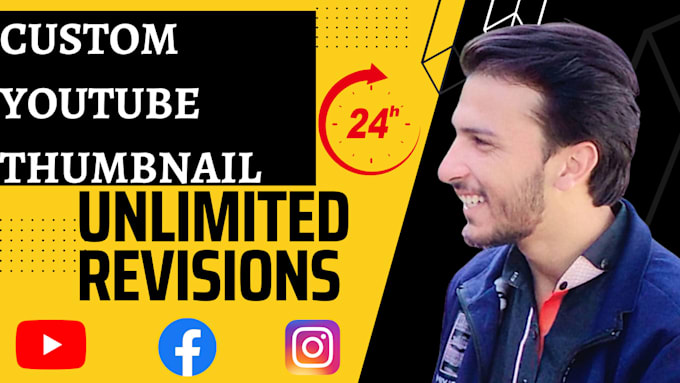 Design custom youtube thumbnail in 12 hours by Sajjad_ch | Fiverr