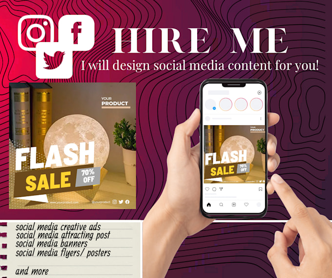 Design professional social media posts, ads and more in 48 hrs by ...
