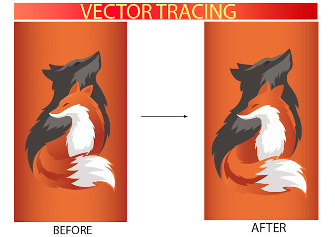 Do vector tracing, vectorize, vector art, vector to raster by M ...