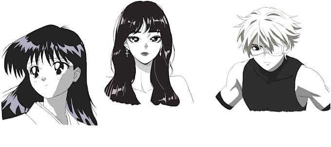 Draw your fave anime or manga character as a tattoo design by ...