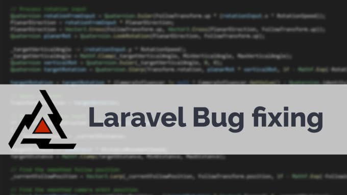Fix any bug in laravel by Bitwiseapps | Fiverr Fix any bug in laravel by Bitwiseapps | Fiverr