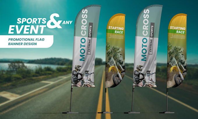 Create eye catching feather flags and teardrop banners by Mahmud99fc ...