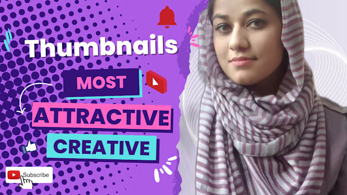 Design simple thumbnails for you tube in 3 hours by Fara_masood456 | Fiverr