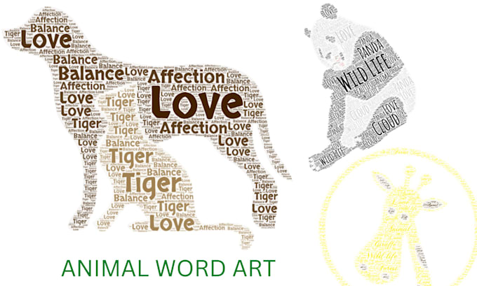 Do word art design or word cloud art in any shape by Affafimtiaz554 ...