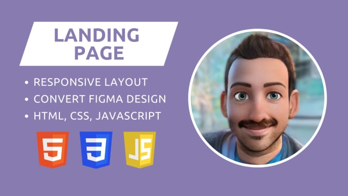 Build Your Landing Page In Html Css Javascript And React By Tomerbourstein Fiverr