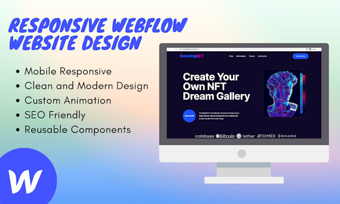 Design or redesign your website with webflow development by Ryandipurba | Fiverr