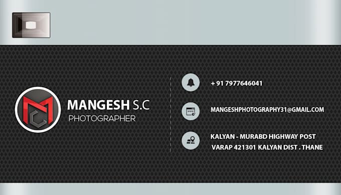 Create your business card design by Mangeshphotogra | Fiverr