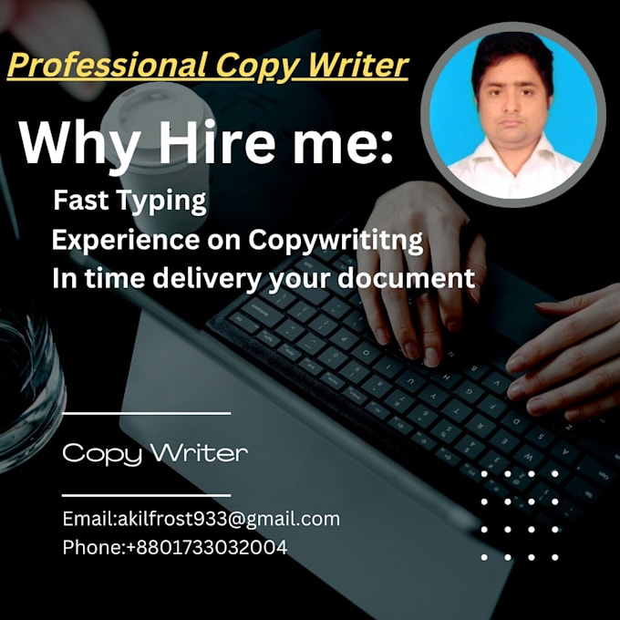 Create your document with ms word,copy typing and retyping by Akil2255 ...