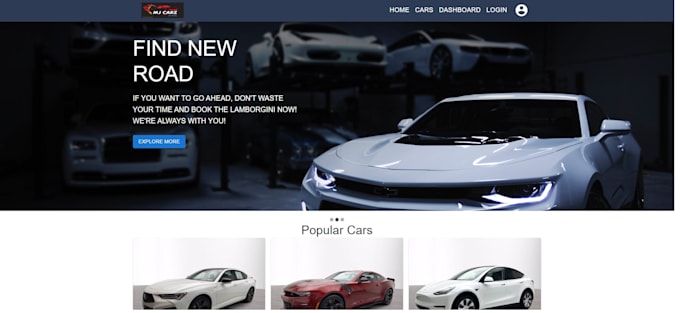 Develop any website for you with html css javascript and react by Maruf ...
