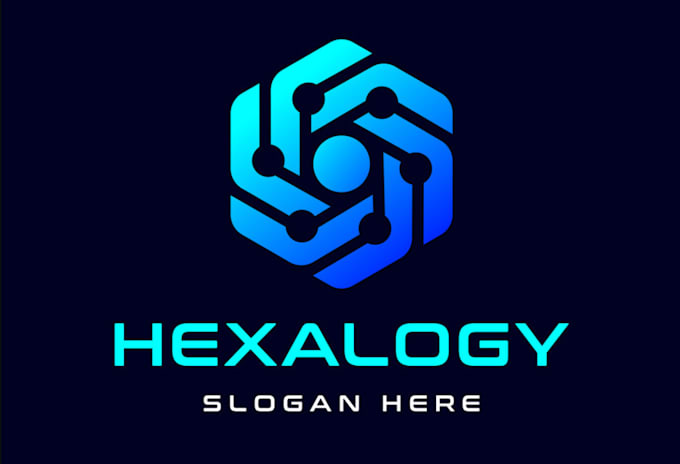 Make an amazing technology logo design with free vector file by ...