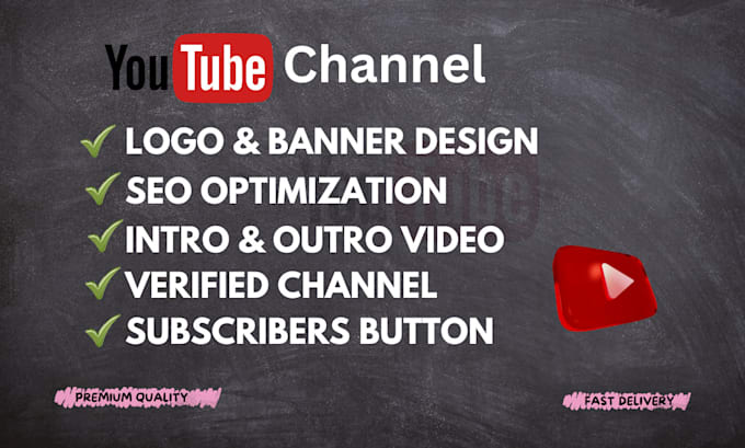 Create and setup youtube channel professionally by Sabbir008531 | Fiverr