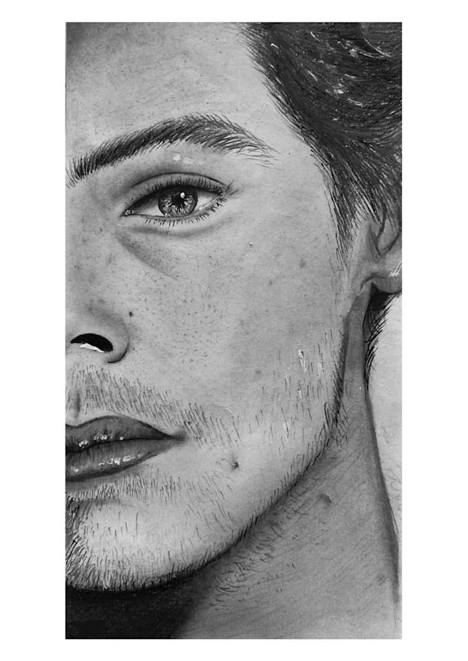 Draw amazing super realistic pencil portraits for you by Ale_drawings ...